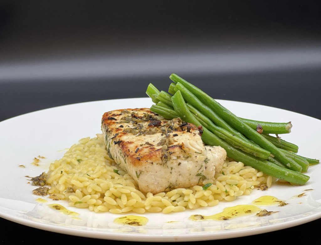 Pan-Seared Halibut with Lemon Caper Sauce - Chef Supreme